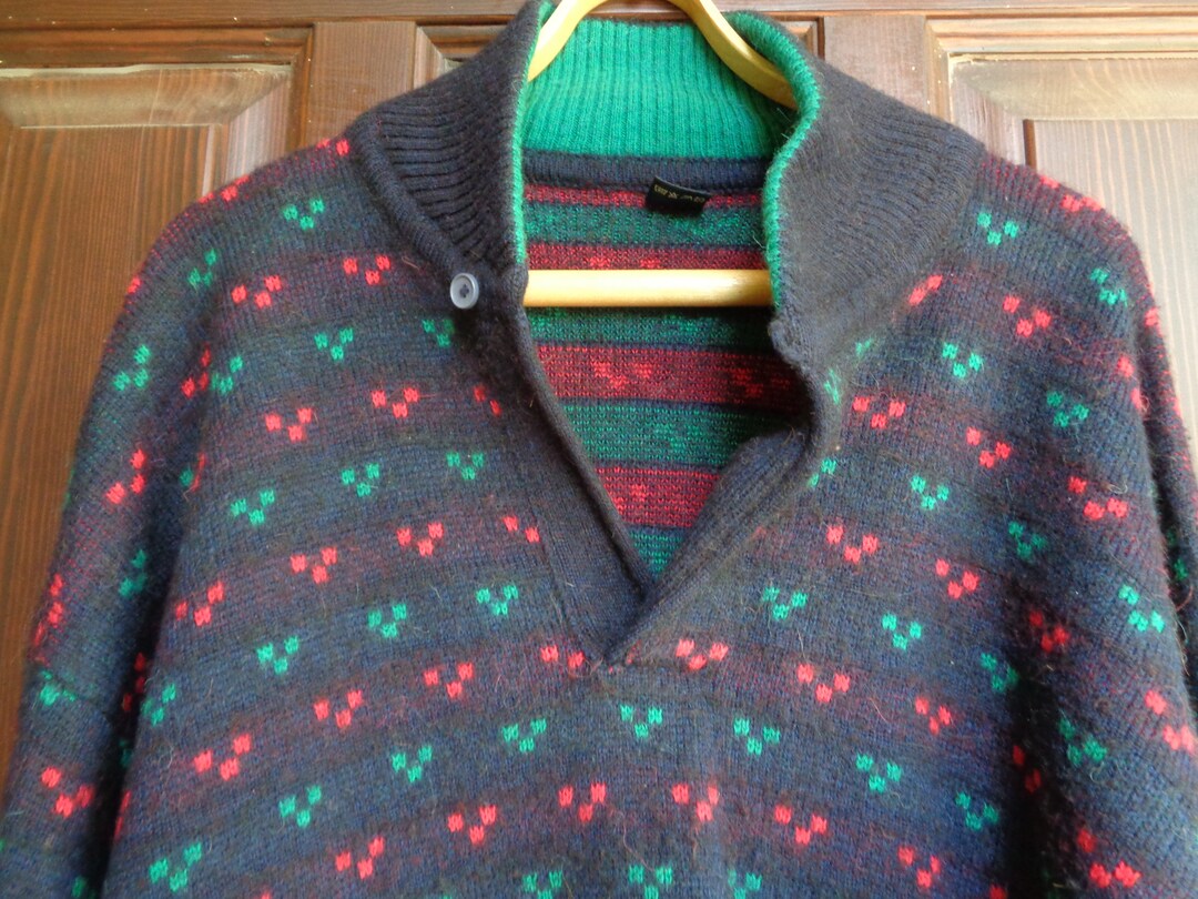 Vintage Knitwear GANT Sweater Made in Italy; Long Sleeve Men's Sweater ...