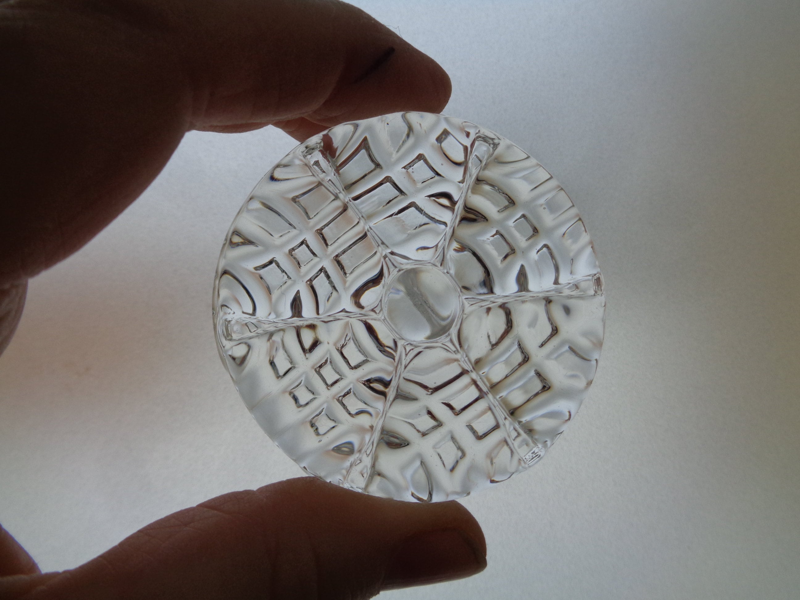 Clear Cast Glass Circle Dia 6 Cm (2 3/8") Replacement for Lamp - Etsy