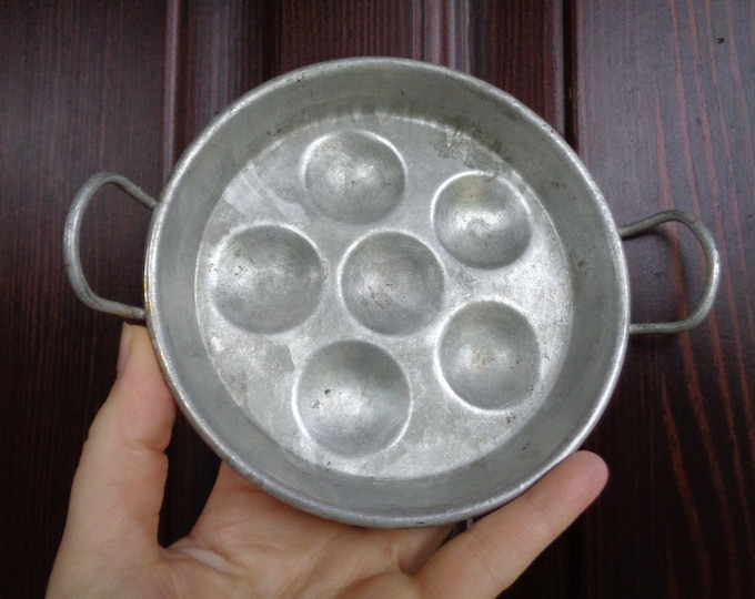 French Vintage Escargot Pan; 6 Escargot Metal Pan; Old Kitchenware - Etsy