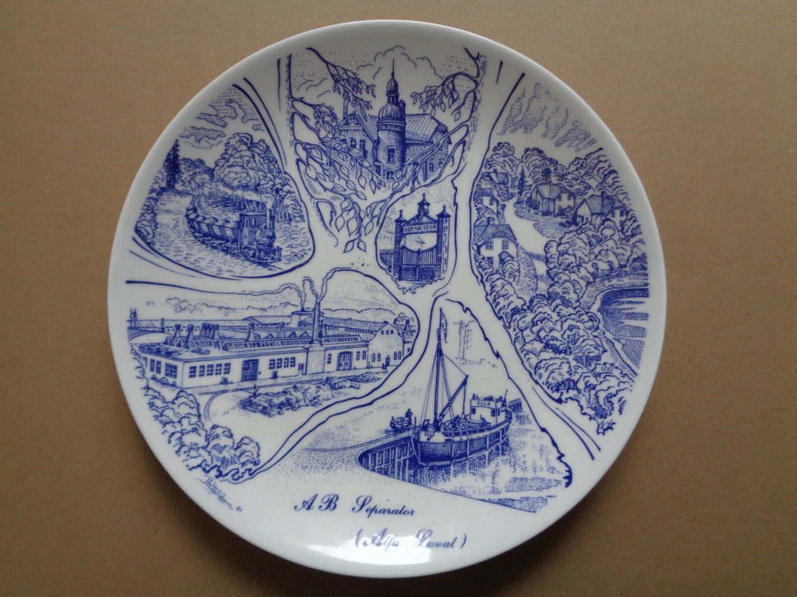 Swedish Vintage Plate Gustavsberg Porcelain Plate AB | Etsy