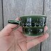 Pair of Norwegian Vintage Glögg Cups Green Ceramic Cups - Etsy