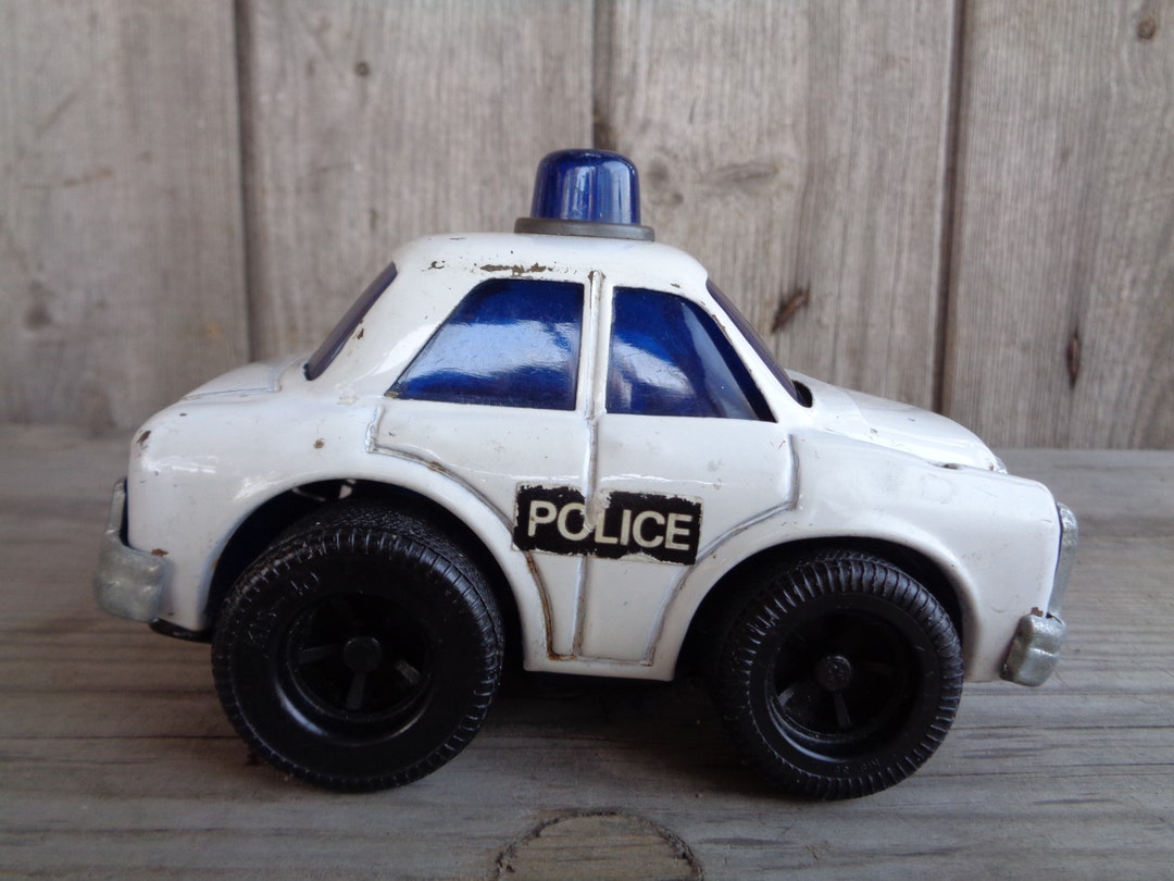 Vintage Toy Car POLICE; Collectible Car; Old Metal Toy Car; Vintage Toy ...