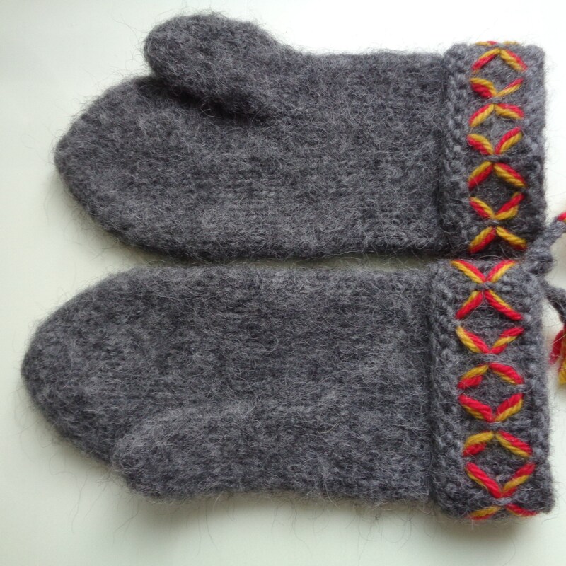 Wool Mittens - Etsy