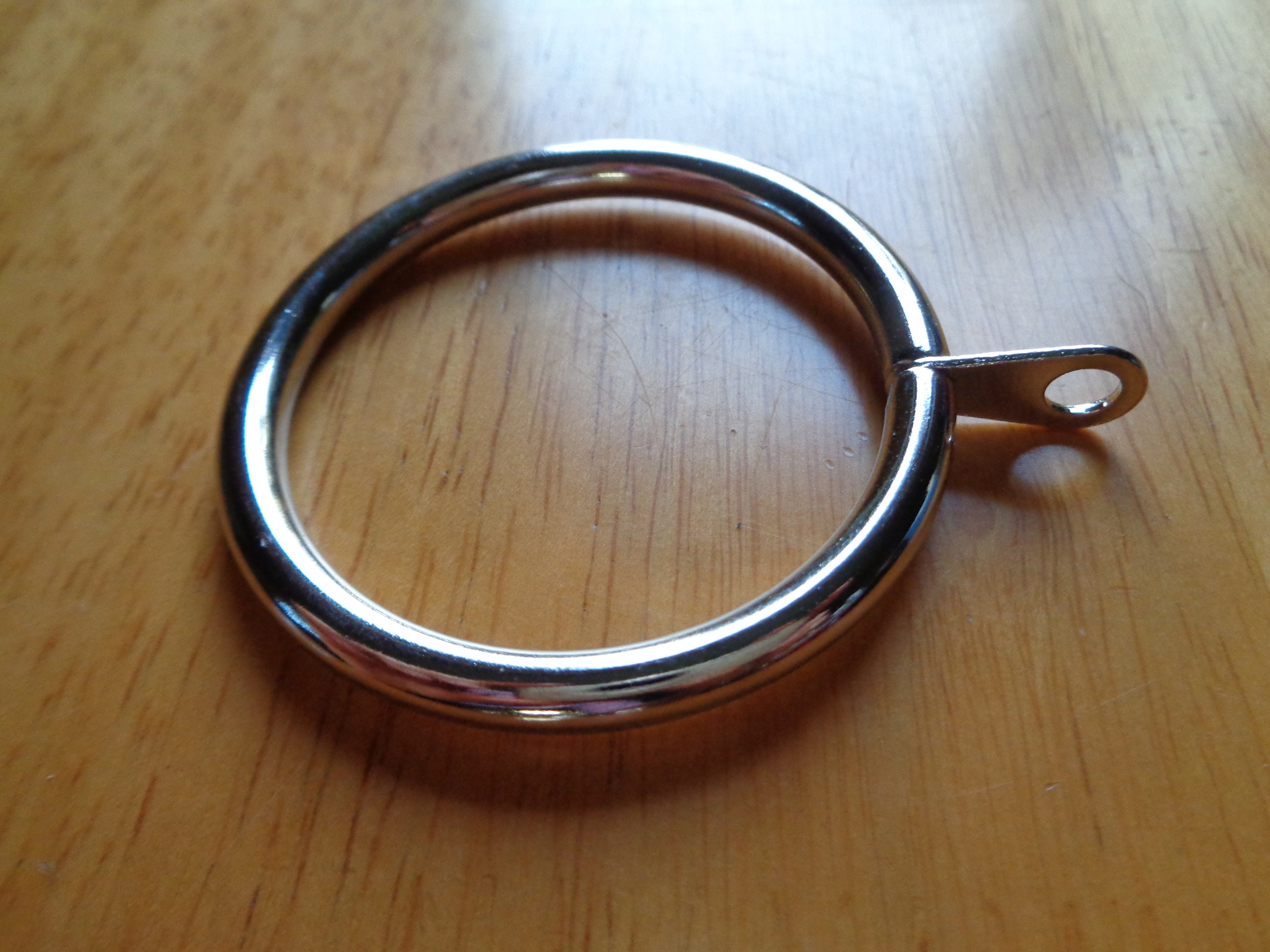 Set of 10 Curtain Rings / Drapery Rings; Unused Vintage Curtain Rings ...