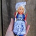 Small Vintage Souvenir Doll in Traditional Costume of Volendam (holland ...