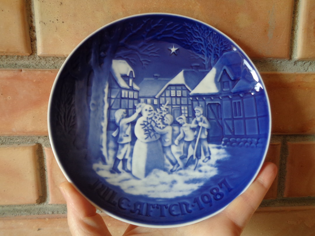 Scandinavian Vintage Plate, Copenhagen Porcelain Bing Grondahl Denmark ...