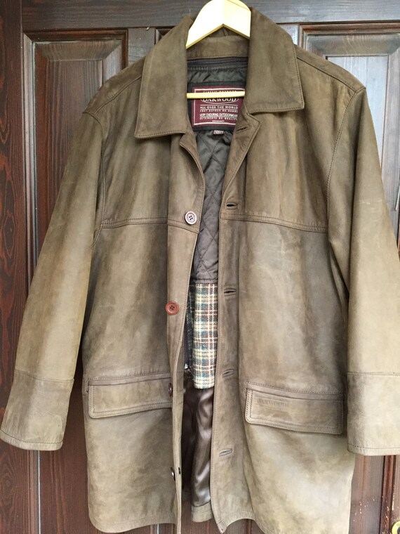 Classic Outdoor OAKWOOD Brown Leather Jacket Size M With Removable Liner Etsy UK