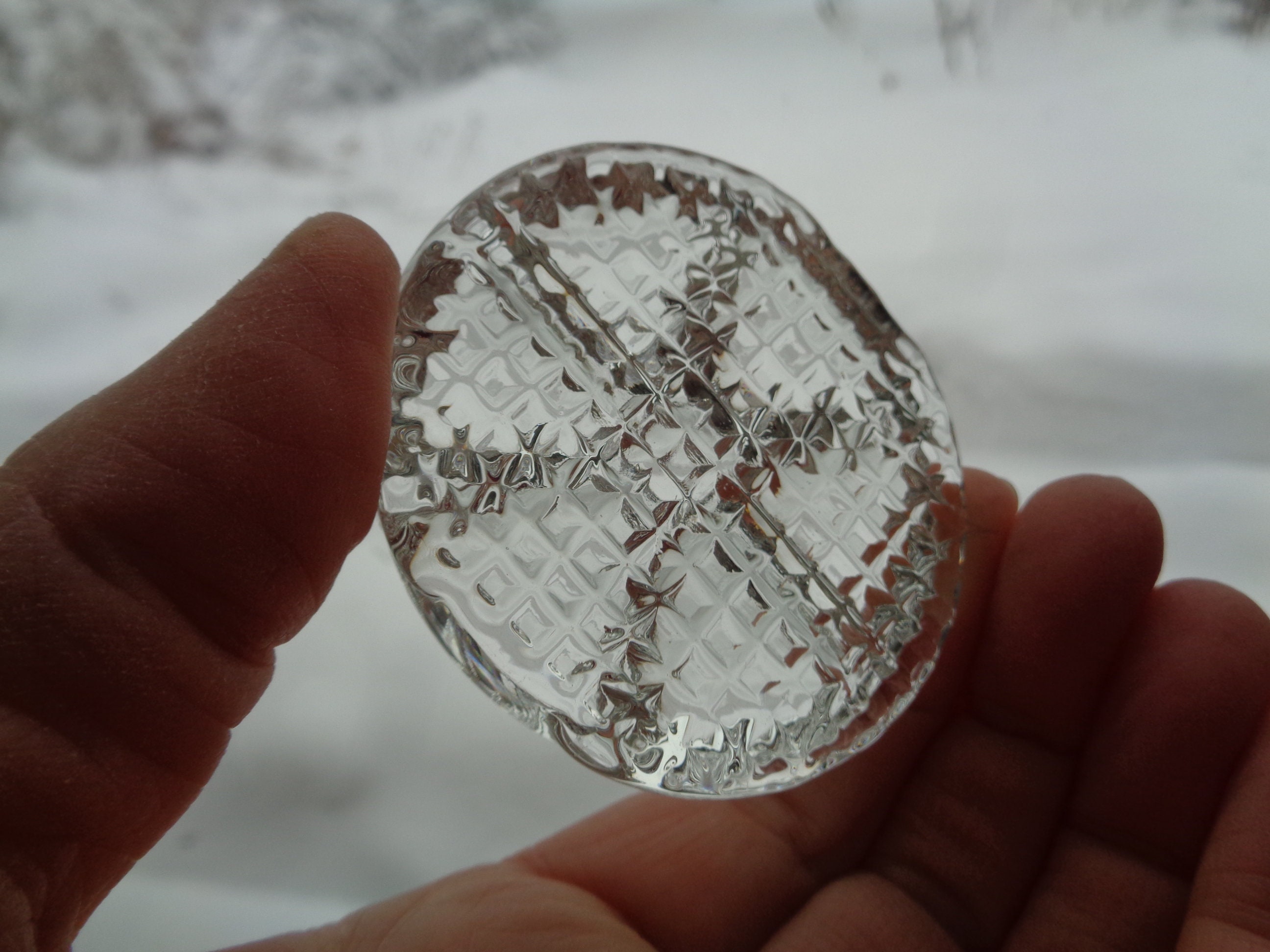 Clear Cast Glass Circle Dia 6 Cm (2 3/8") Replacement for Lamp - Etsy