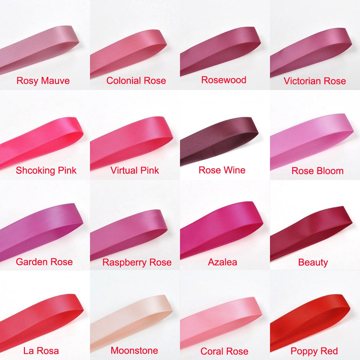 38mm Craft Double Side Satin Ribbon 100 Yards You Choose From 196 ...