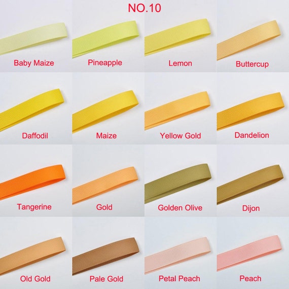 Grosgrain Ribbon Choose From 196 Color 14 Width 100 Yards | Etsy