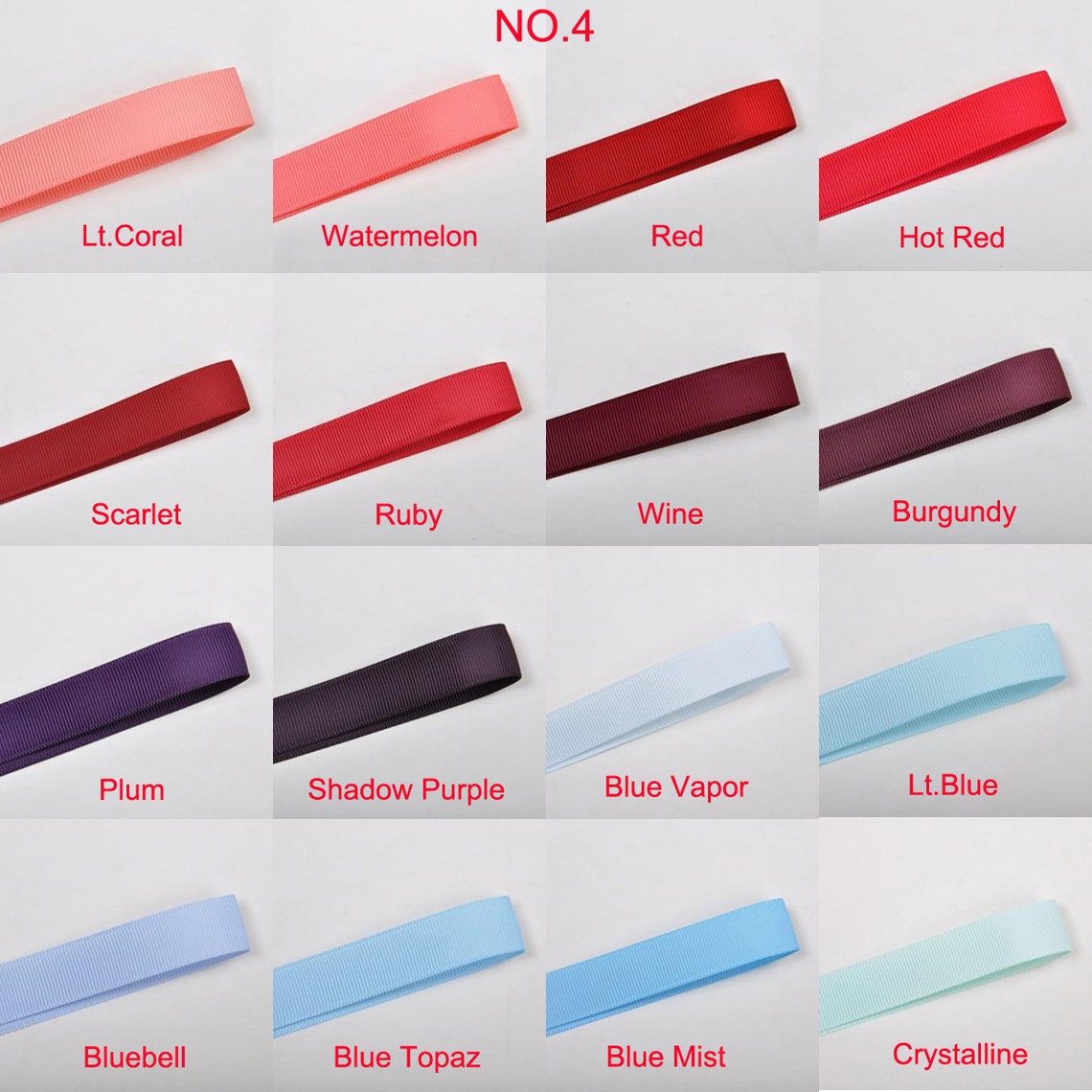 196 Colors Grosgrain Ribbon 14 Width to Choose 100 Yards 1" Wholesale ...