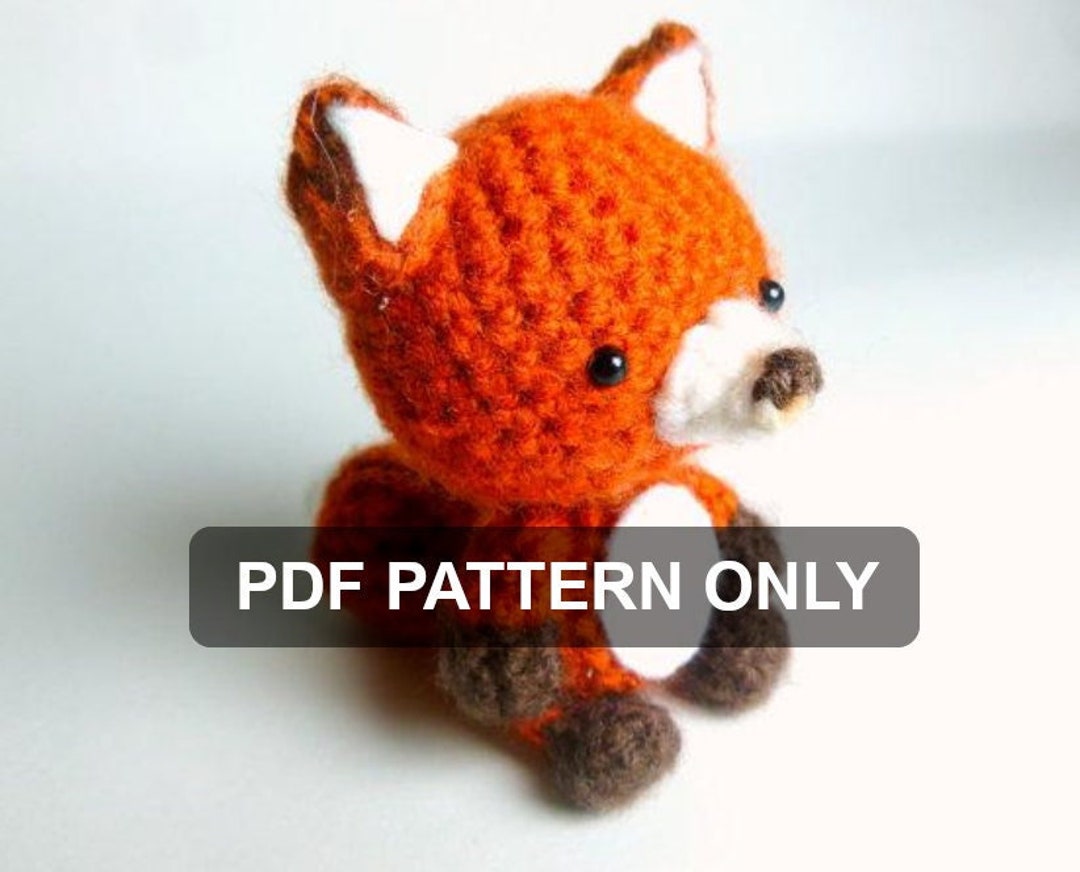 Crochet Fox Pattern | Crochet Animal Crochet Fox Plush | Fox Crochet ...