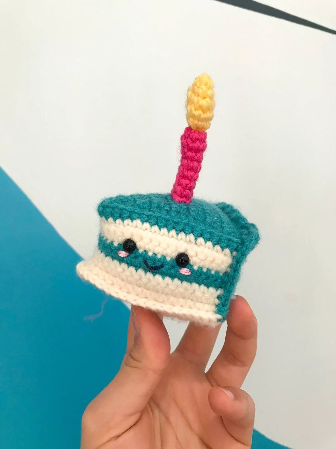 Mini Crochet Cake Plush | Crochet Birthday Cake | Cute Birthday Cake ...