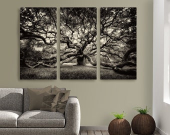 Angel Oak Tree/metal Triptych/charleston South Carolina/extra | Etsy