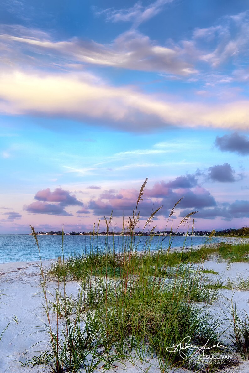 Caribbean/abaco/bahamas/dunes/sunset Sunrise/teal Aqua Turquoise ...