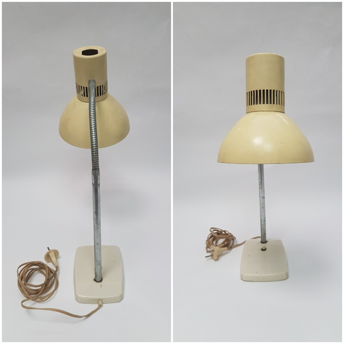 Soviet Desk Lamp Working Vintage Russian Beige Metal Interior Design ...