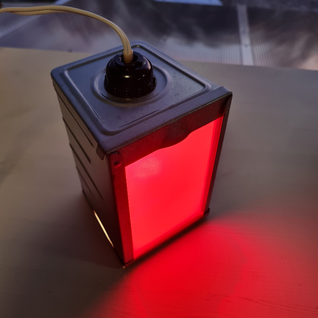 Soviet Photography Safelight Red Light, Red Filter Lamp Photo Film ...