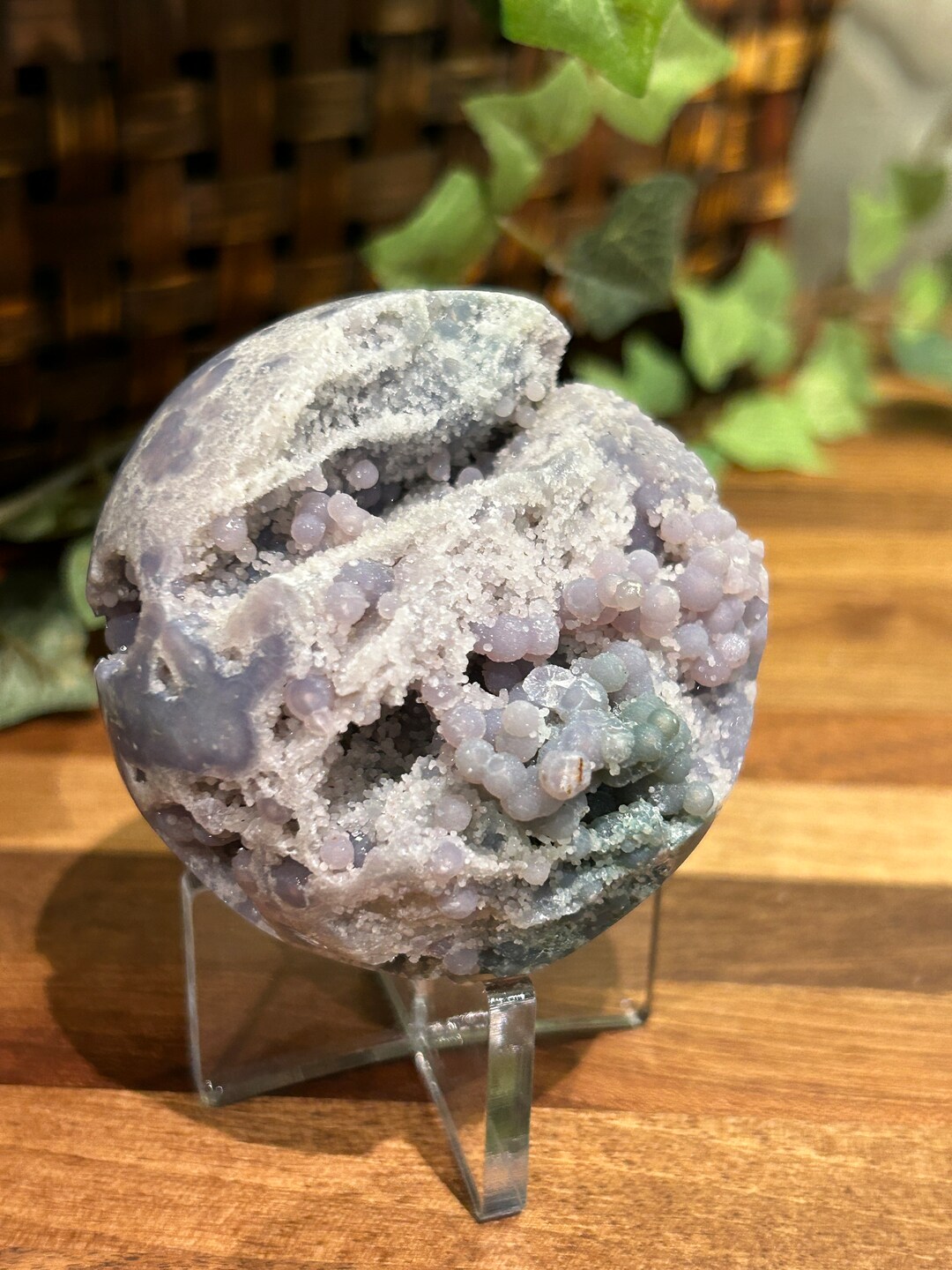 Grape Agate Sphere - Indonesian : A Rare and Beautiful Mineral Specimen ...