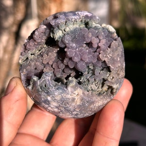 Grape Agate Sphere - Indonesian : A Rare and Beautiful Mineral Specimen ...