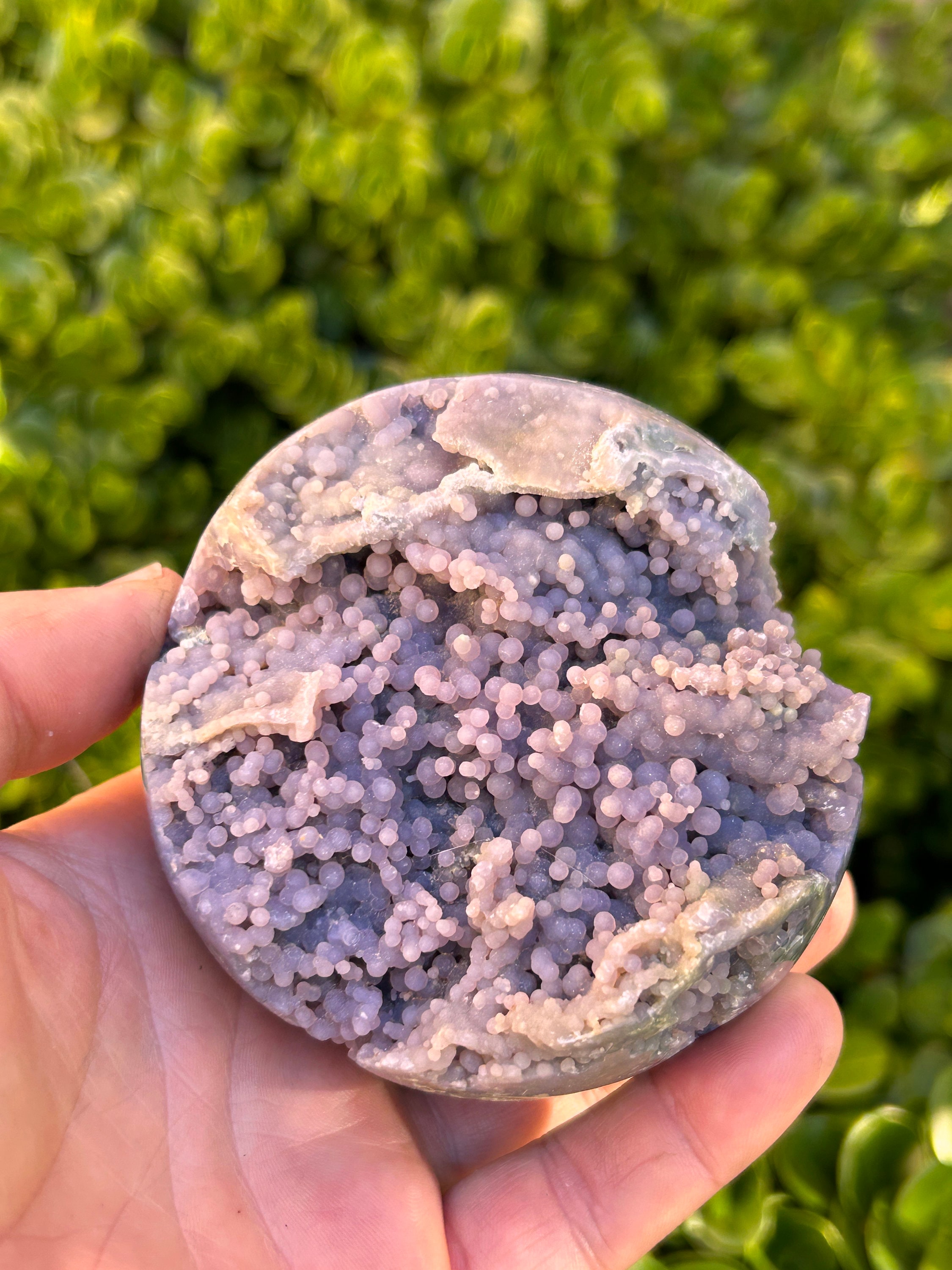 Grape Agate Sphere Globe Natural Indonesian Rare Raw Mineral Specimen ...