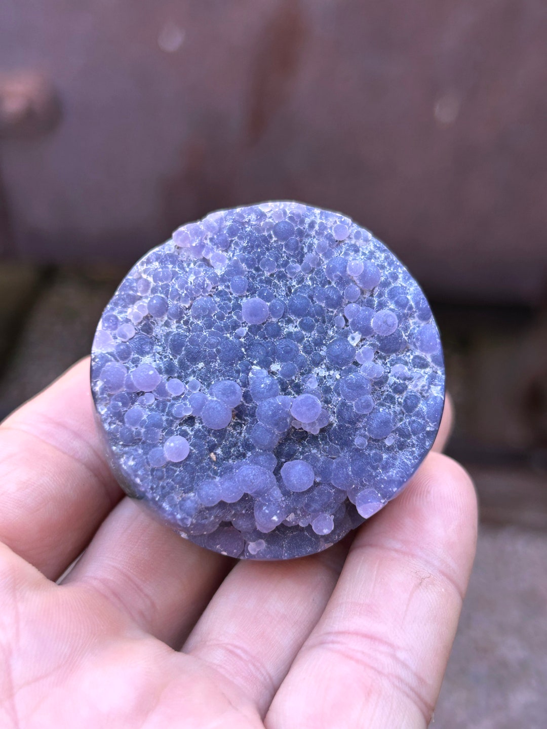 Beautiful Grape Agate Sphere Indonesian : A Rare Deep Purple Mineral ...