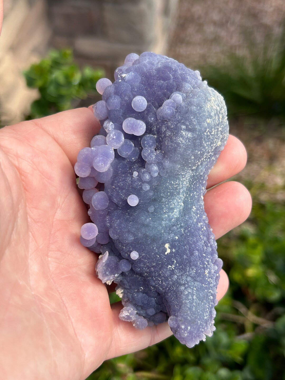 Grape Agate Sparkling Botryoidal Amethyst Cluster - an Indonesian ...