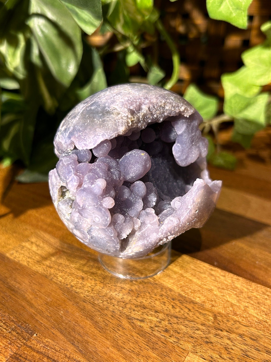 Grape Agate Globe Indonesian Treasure High Quality Sparkling Mineral ...