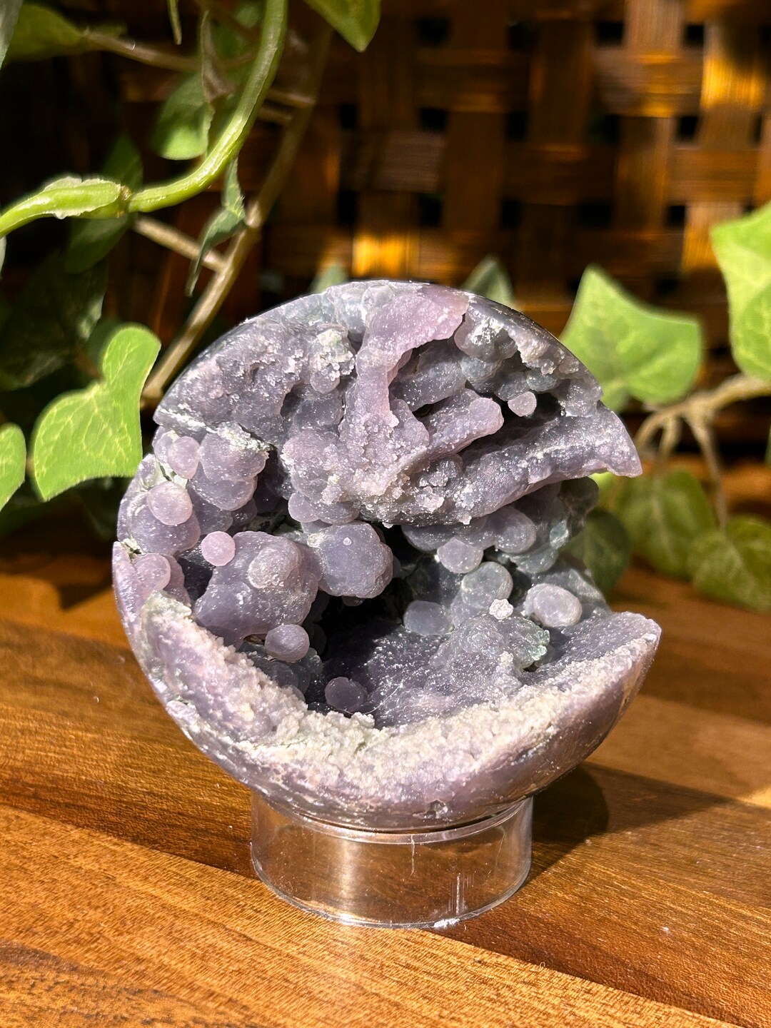 Grape Agate Sphere : Handpicked From Indonesia's Volcanic Caves . Great ...