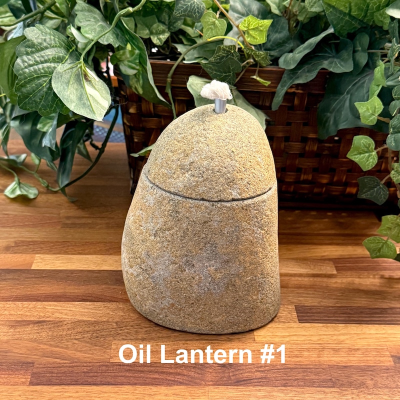 Rustic Table Lamp Stone - Etsy