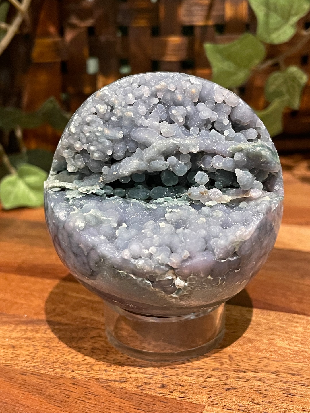 Rare Indonesian Grape Agate Sphere – Natural Crystal for Healing ...