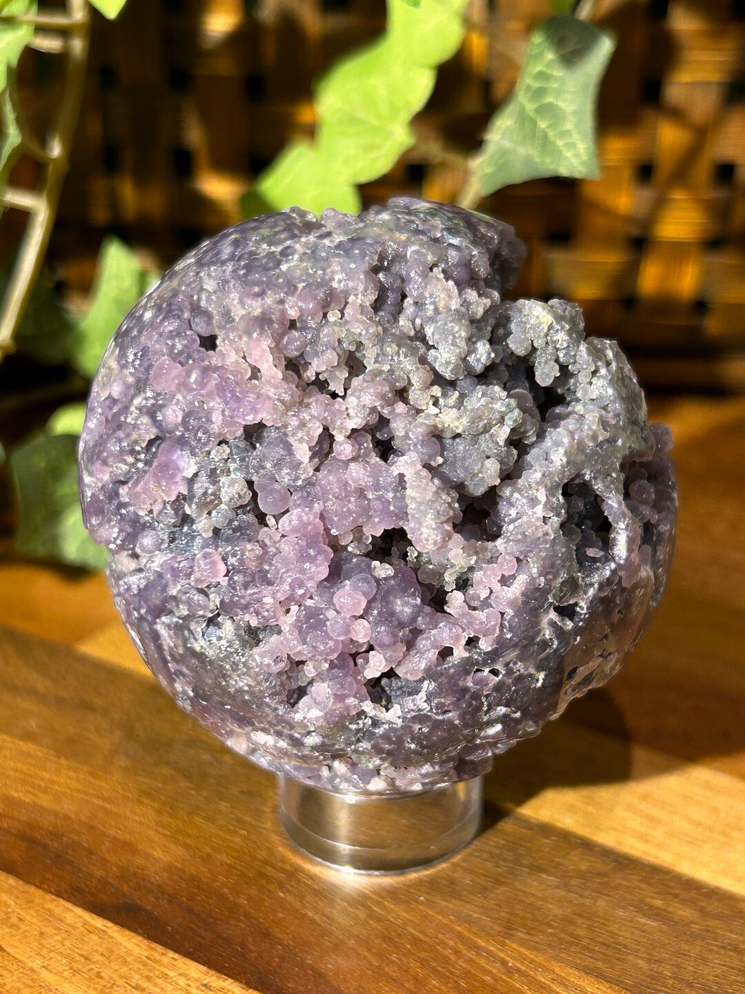 Grape Agate Sphere - an Indonesian Treasure : A Rare and Sparkling ...