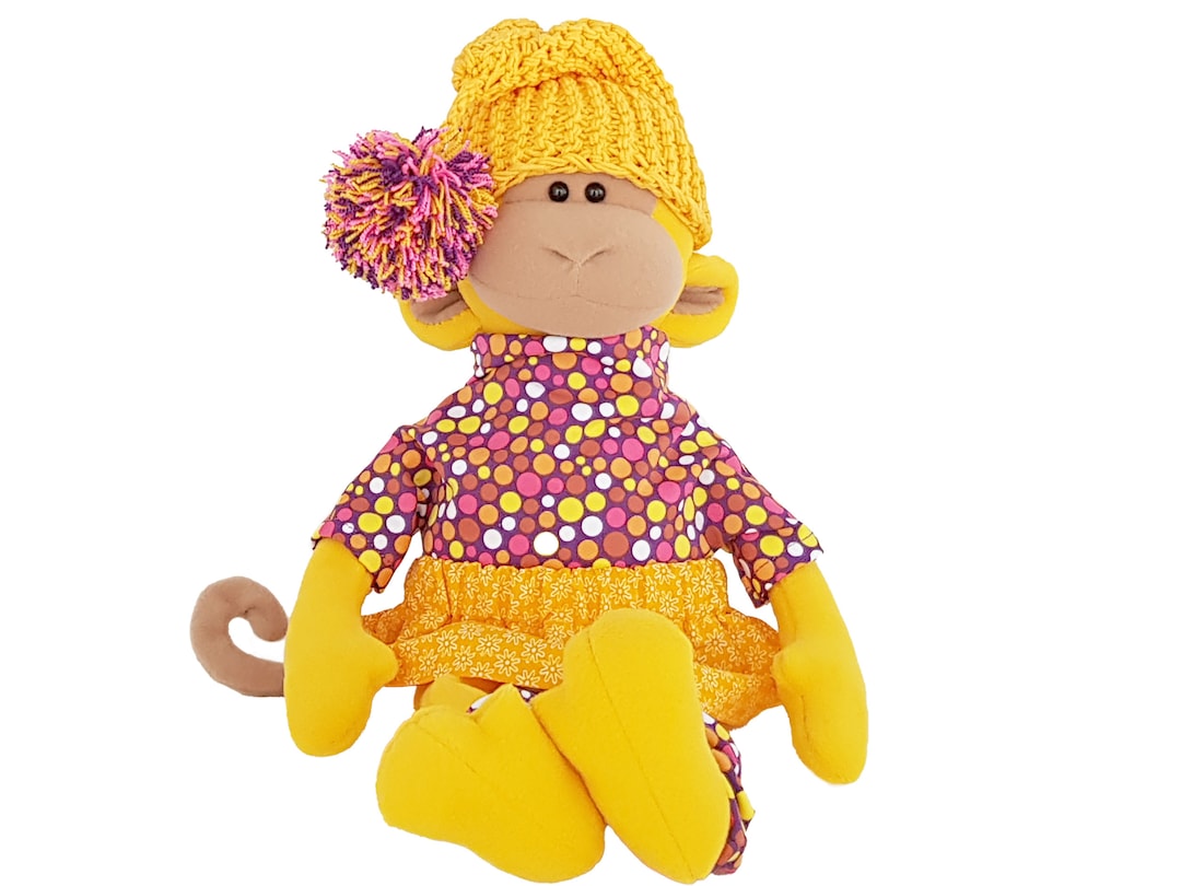 Stuffed Monkey Toy, Monkey Plush Doll, Stuffed Toys, Stuffed Animals ...