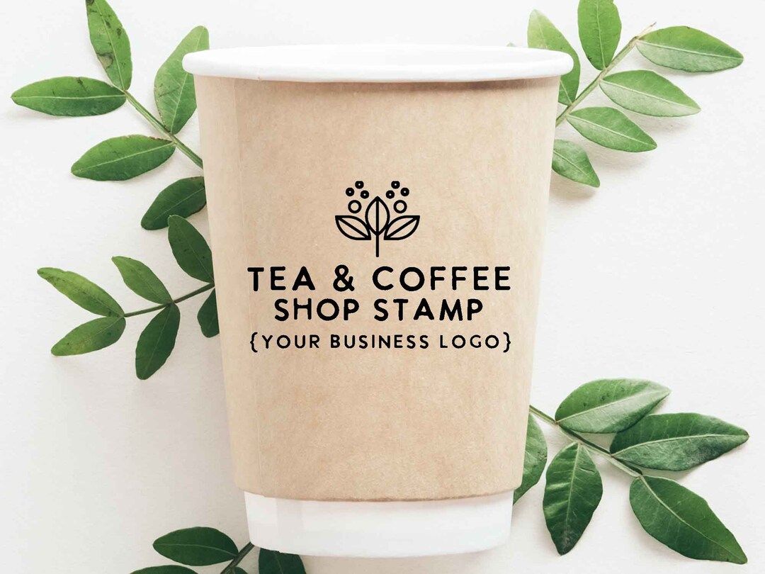 Custom Stamp for Coffee Shop - Coffee Sleeve Stamp - Add Your Logo to ...