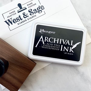 Modern Return Address Stamp Mounted on a Self Inking Stamp or - Etsy