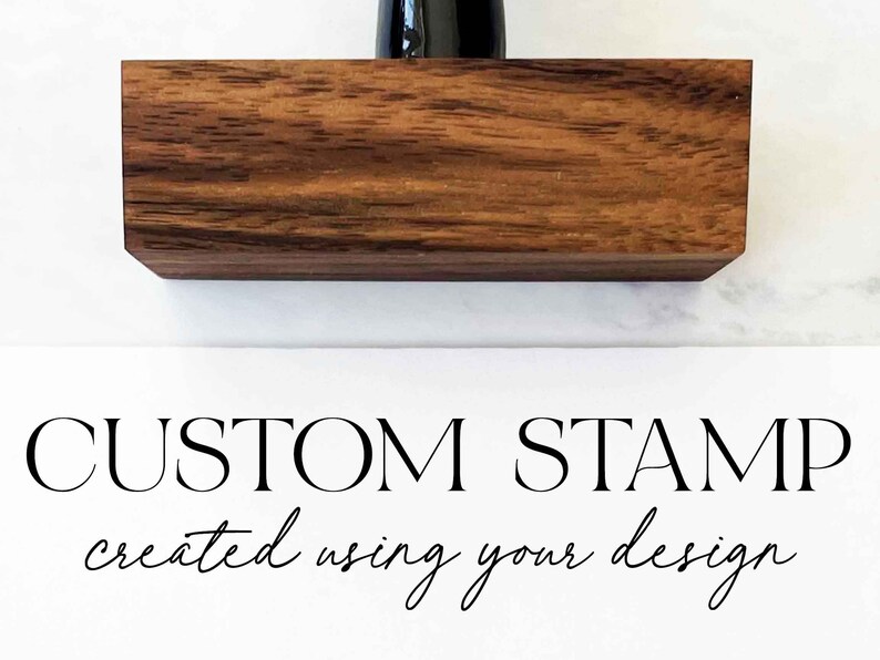 Large Logo Stamp Custom Rubber Stamp Rubber Stamp - Etsy