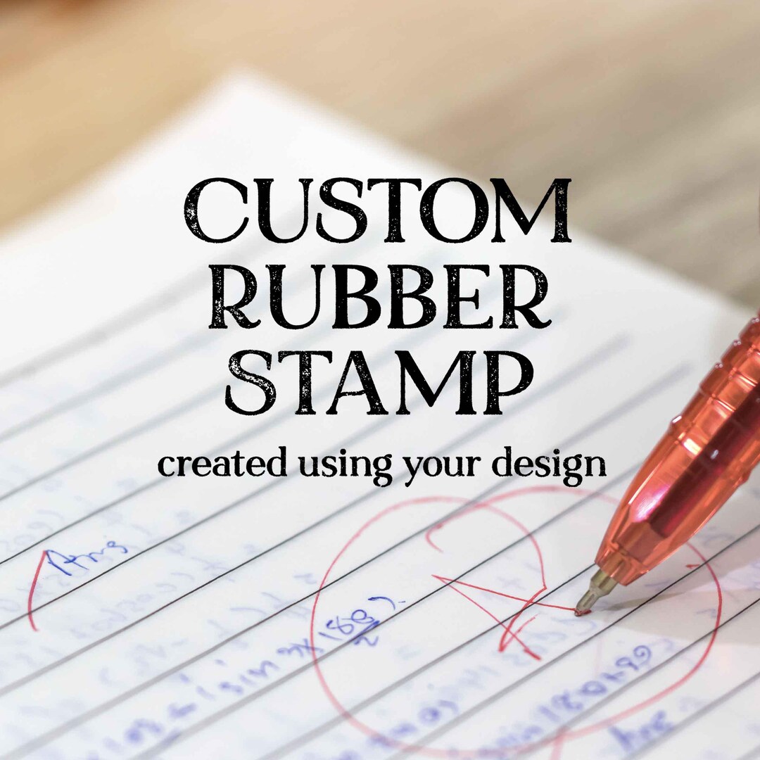 Personalized Rubber Stamp for Teachers – Custom Grading Stamp With Your ...