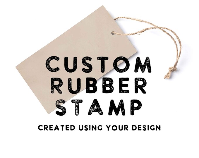 Large Logo Stamp | Custom Rubber Stamp | Rubber Stamp | Business Stamp ...