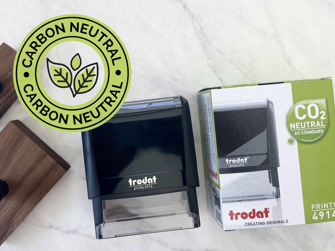 Self Inking Business Branding Stamp Custom Logo Stamp Logo - Etsy