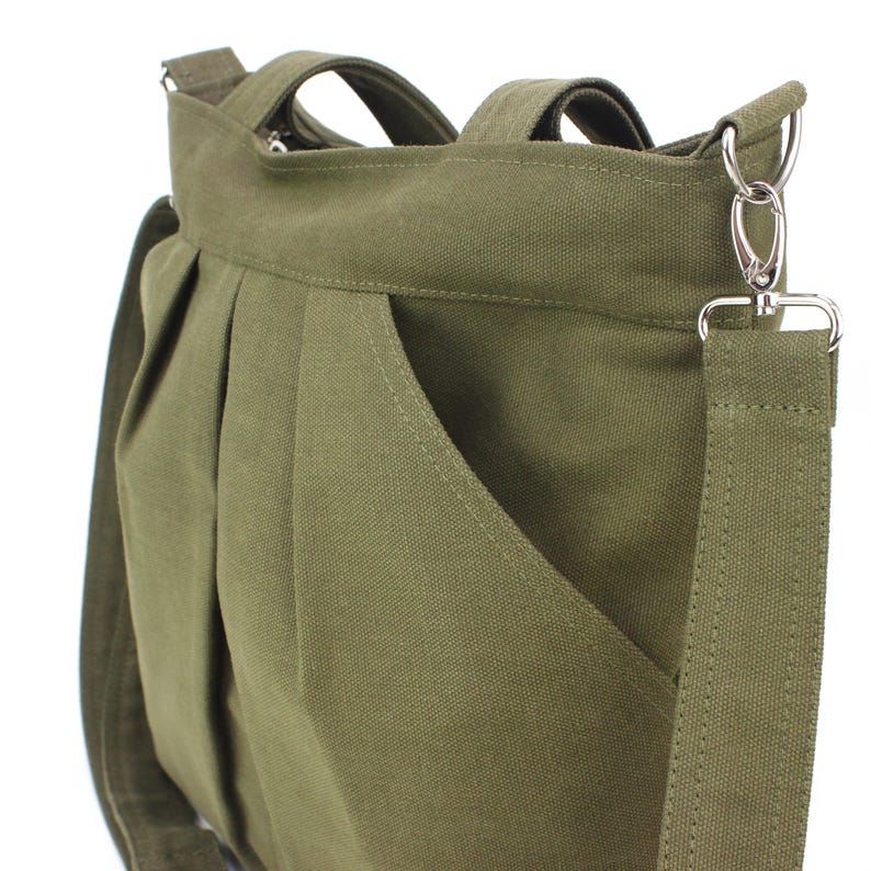 Yellow Large Bag Pleated Different Colors Available Two Big Pocket ...