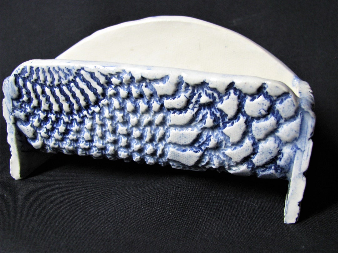 Ceramic Business Card Holder,handmade Desk Storage,desktop Organizer ...