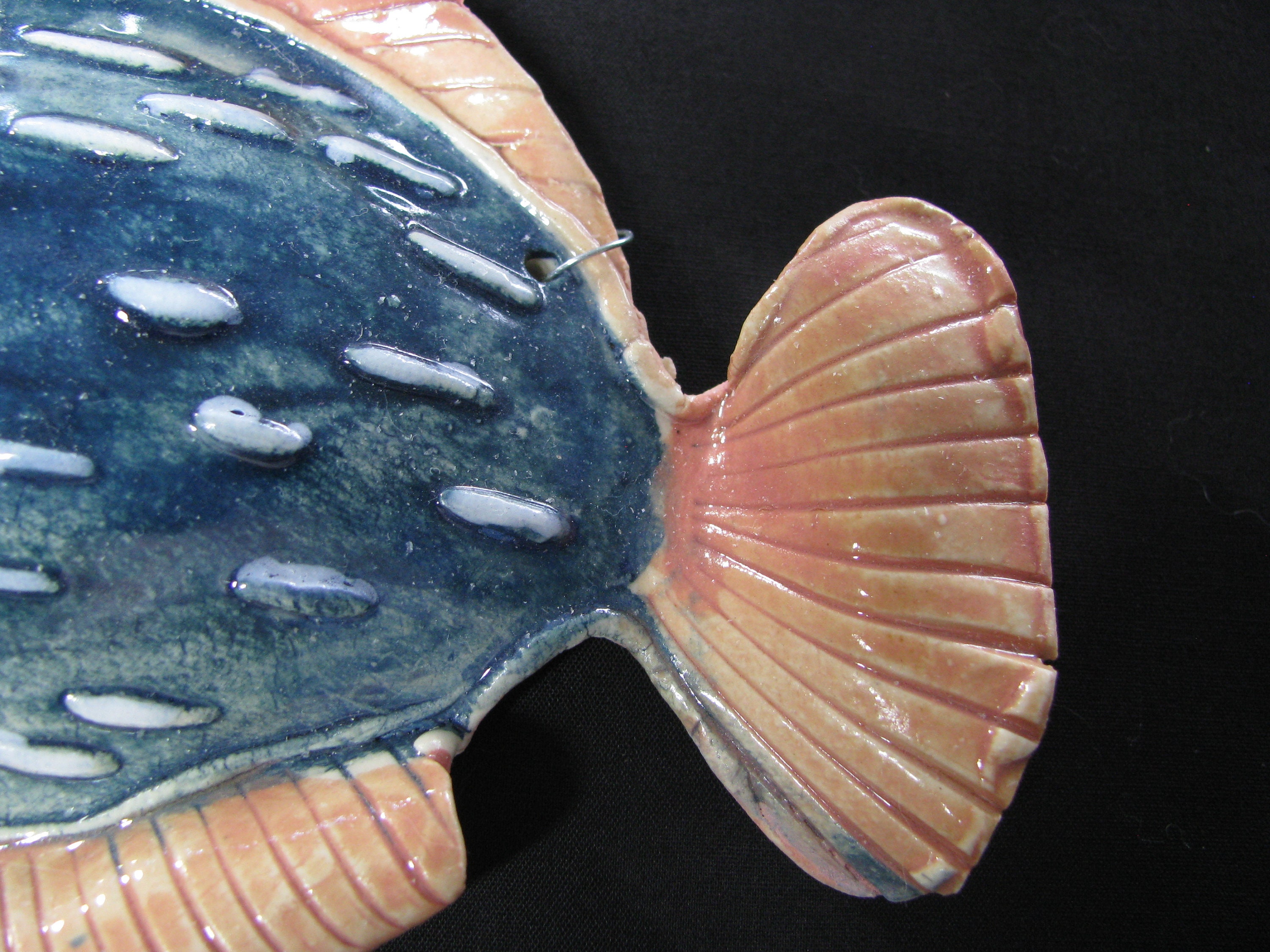 Ceramic fish tropical fishfish wall hangingfish art/clay | Etsy