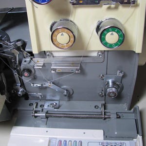 Elna Lock L5vintage Serger Overlock Sewing Machine, All Accessories ...
