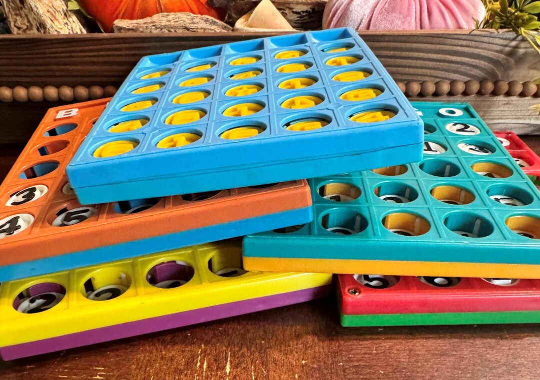 Vintage Kohner Plastic Bingo Cards - Etsy