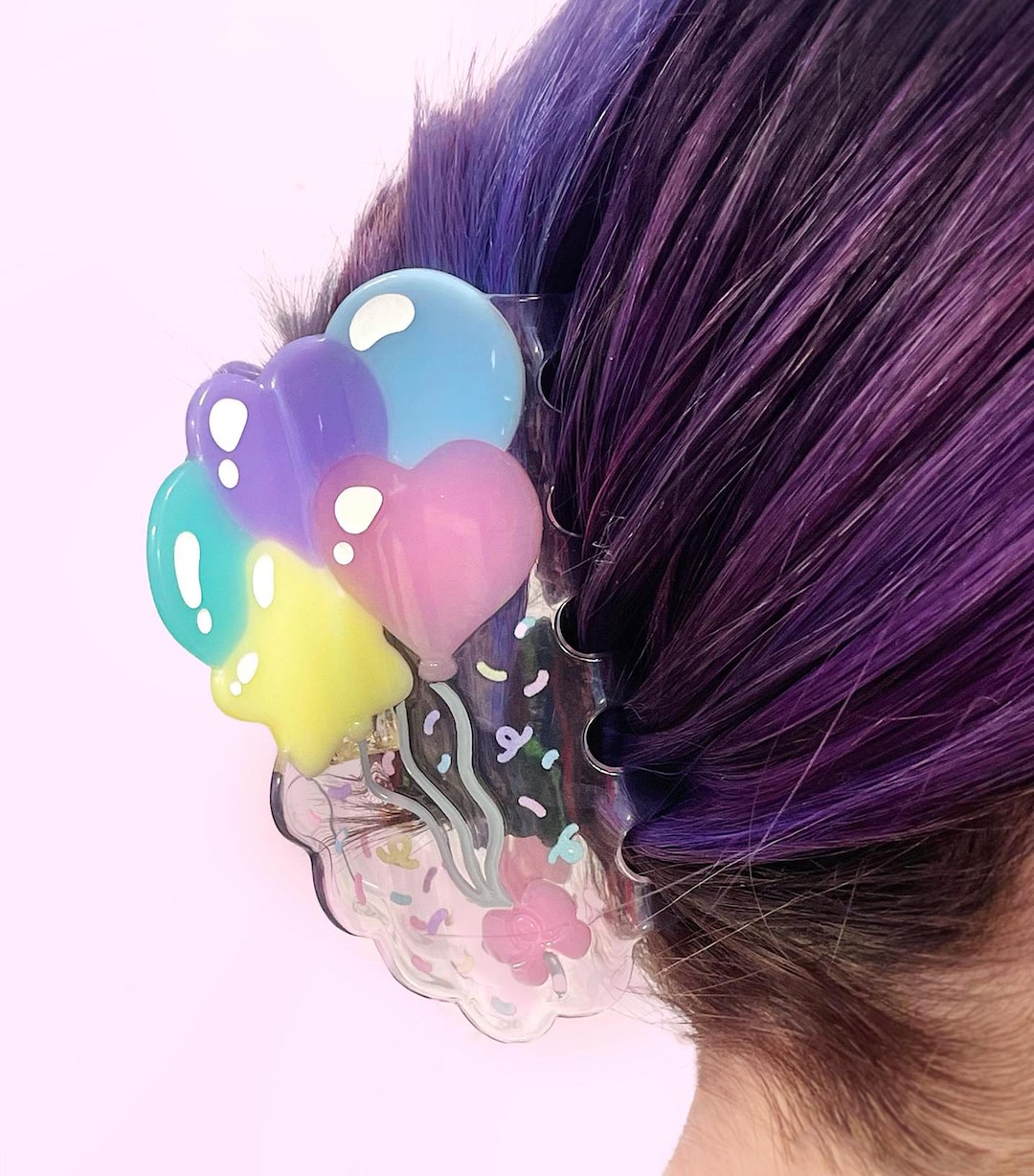 Balloon Hair Claw Clip - Etsy