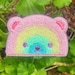 Rainbow Bear Chenille Patch - Etsy