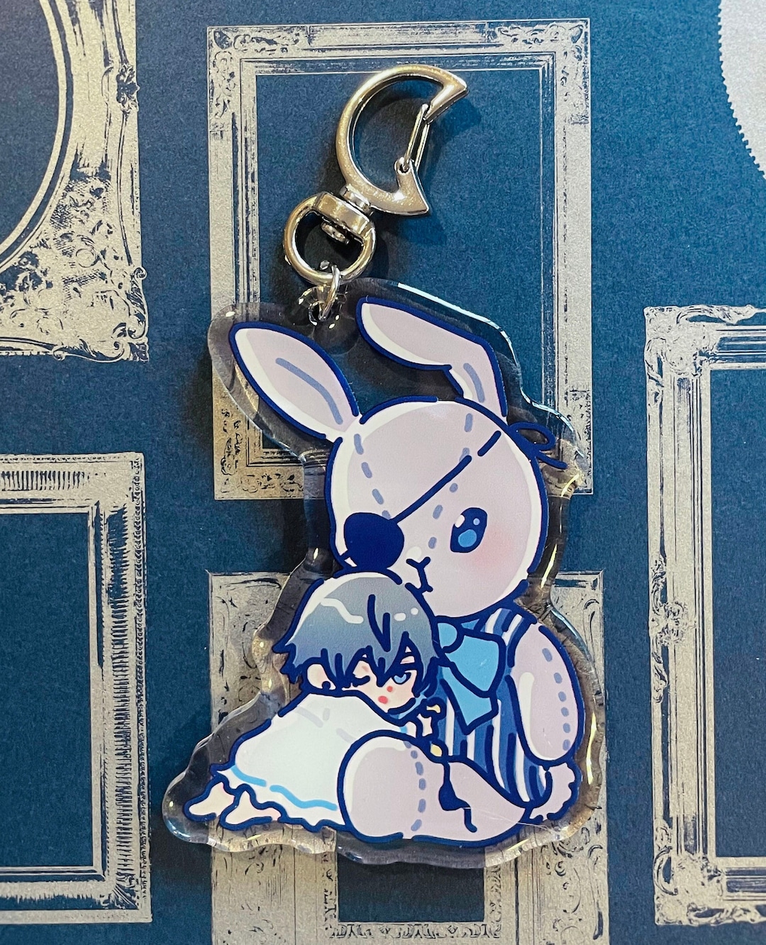 PREORDER Bitter Bunny Keychain - Etsy
