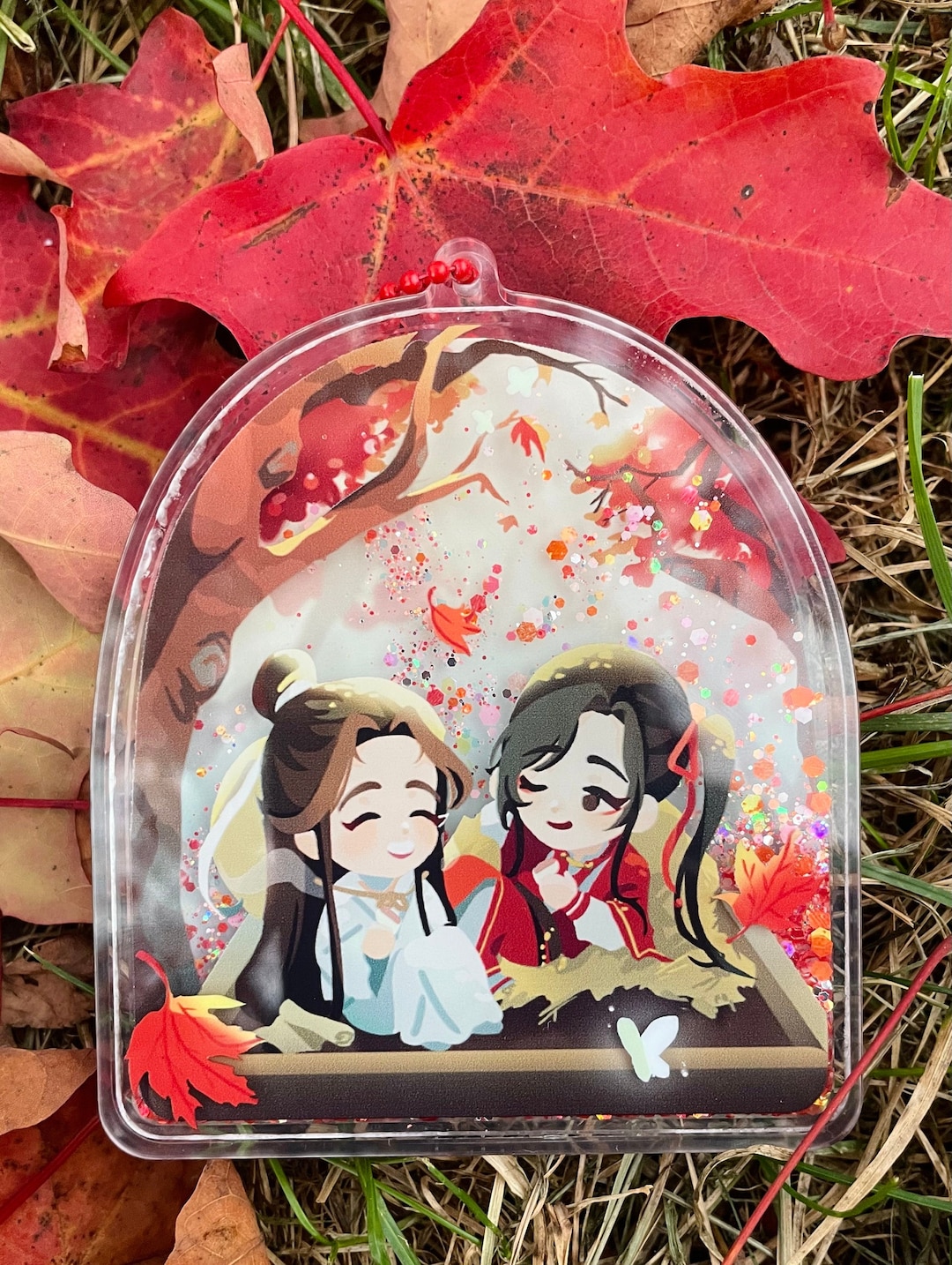 Meet Again Liquid Shaker Keychain - Etsy