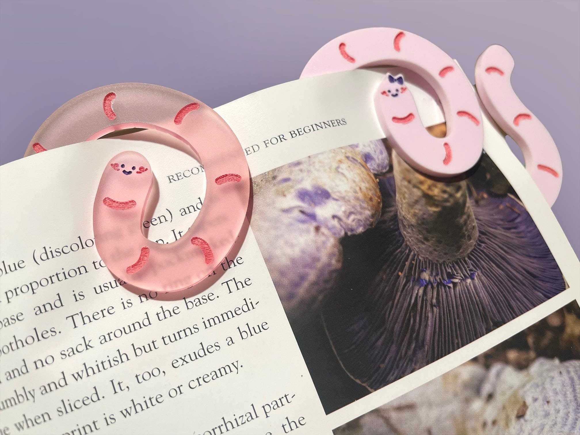 Worm Jumbo Bookmark Paperclip - Etsy
