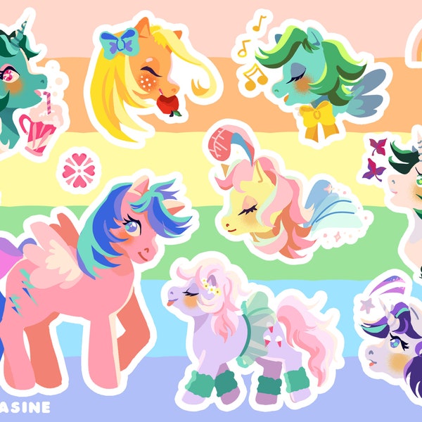 Pony Sticker - Etsy