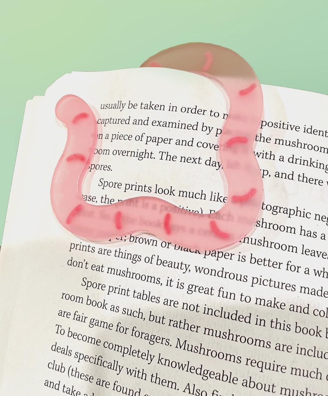 Worm Jumbo Bookmark Paperclip - Etsy